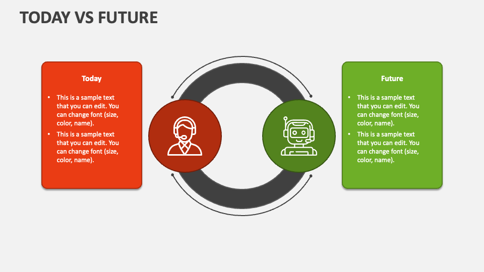 Today Vs Future PowerPoint Presentation Slides - PPT Template