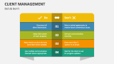 Client Management PowerPoint and Google Slides Template - PPT Slides