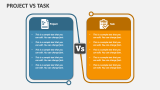 Project Vs Task PowerPoint and Google Slides Template - PPT Slides