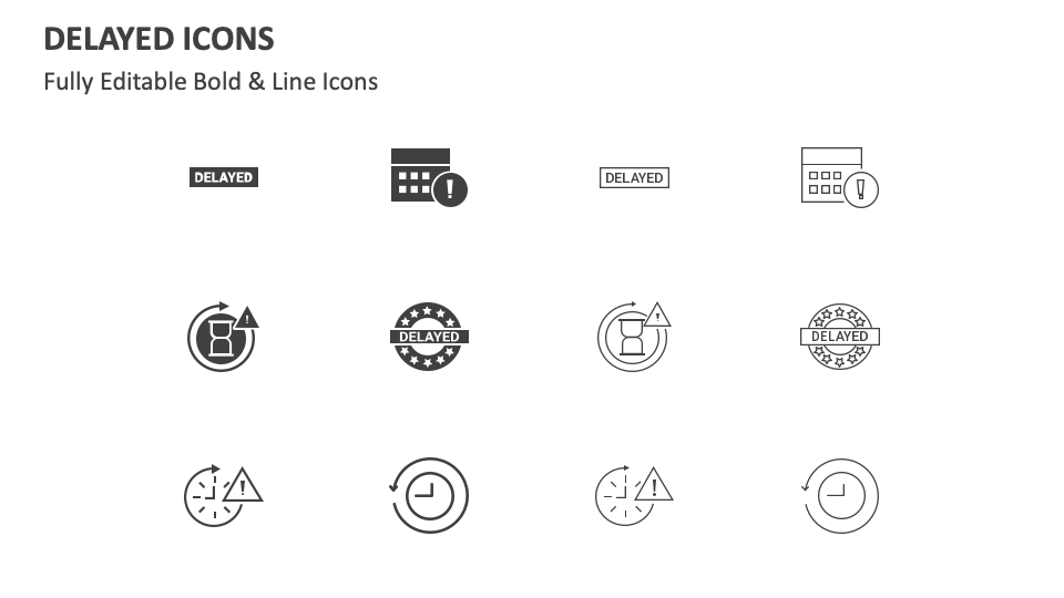 Delayed Icons for PowerPoint and Google Slides - PPT Slides