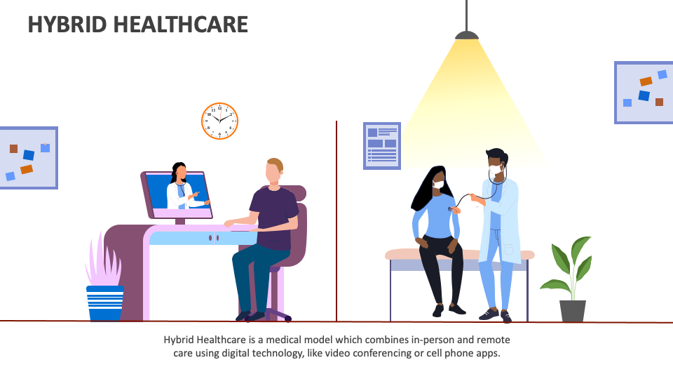 Hybrid Healthcare PowerPoint and Google Slides Template - PPT Slides