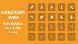 Astronomy Icons for PowerPoint and Google Slides - PPT Slides