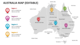Australia Map PowerPoint Presentation Slides - PPT Template