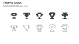 Trophy Icons PowerPoint Presentation Slides - PPT Template