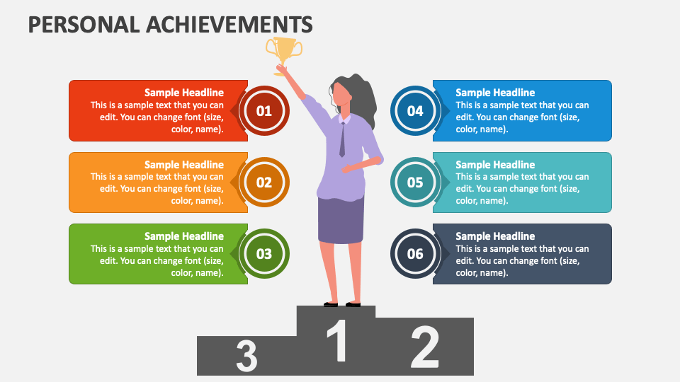 Personal Achievements PowerPoint and Google Slides Template - PPT Slides
