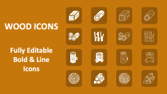 Wood Icons for PowerPoint and Google Slides - PPT Slides