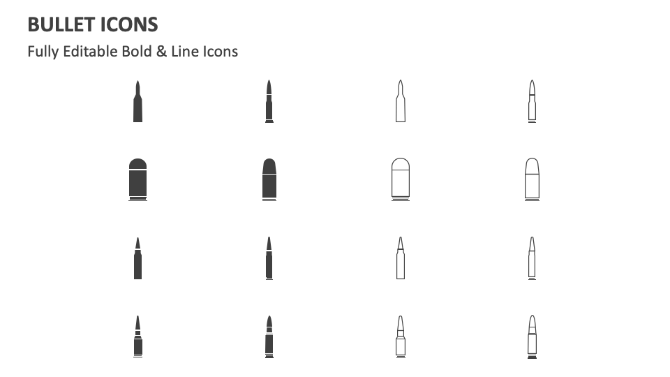 Bullet Icons for PowerPoint and Google Slides - PPT Slides