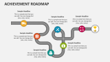 Achievement Roadmap PowerPoint and Google Slides Template - PPT Slides