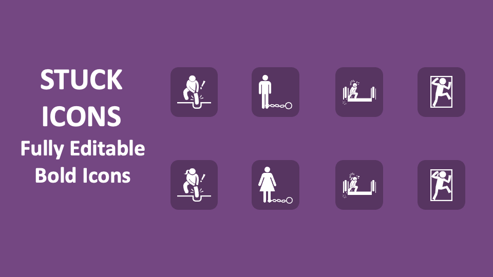 Stuck Icons for PowerPoint and Google Slides - PPT Slides Stuck Icons for PowerPoint and Google Slides - PPT Slides