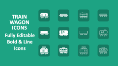 Train Wagon Icons for PowerPoint and Google Slides - PPT Slides