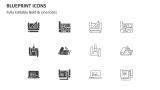 Blueprint Icons for PowerPoint and Google Slides - PPT Slides