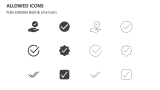Allowed Icons for PowerPoint and Google Slides - PPT Slides