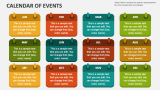 Calendar of Events PowerPoint and Google Slides Template - PPT Slides