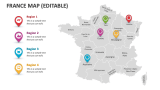 France Map PowerPoint Presentation Slides - PPT Template