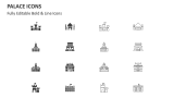 Palace Icons for PowerPoint and Google Slides - PPT Slides