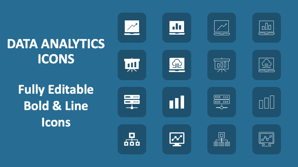 Data Analytics Icons for PowerPoint and Google Slides - PPT Slides