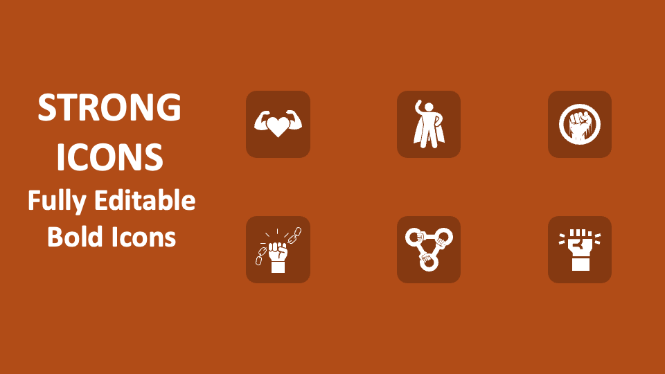 Strong Icons for PowerPoint and Google Slides - PPT Slides