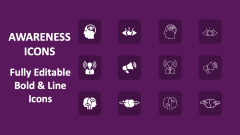 Awareness Icons for PowerPoint and Google Slides - PPT Slides
