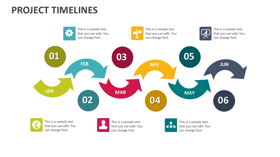 Project Timelines PowerPoint Presentation Slides - PPT Template