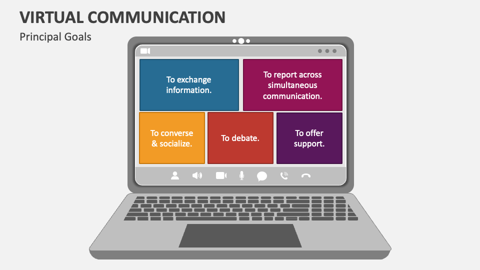 Virtual Communication PowerPoint Presentation Slides - PPT Template