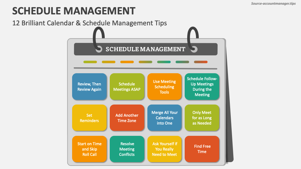 Schedule Management PowerPoint and Google Slides Template - PPT Slides