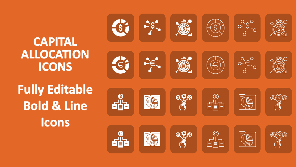 Capital Allocation Icons for PowerPoint and Google Slides - PPT Slides