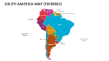 South America Map PowerPoint Presentation Slides - PPT Template
