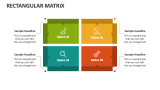 Rectangular Matrix PowerPoint Presentation Slides - PPT Template