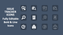 Issue Tracker Icons for PowerPoint and Google Slides - PPT Slides