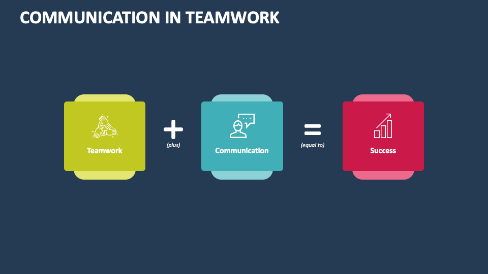Communication in Teamwork PowerPoint Presentation Slides - PPT Template