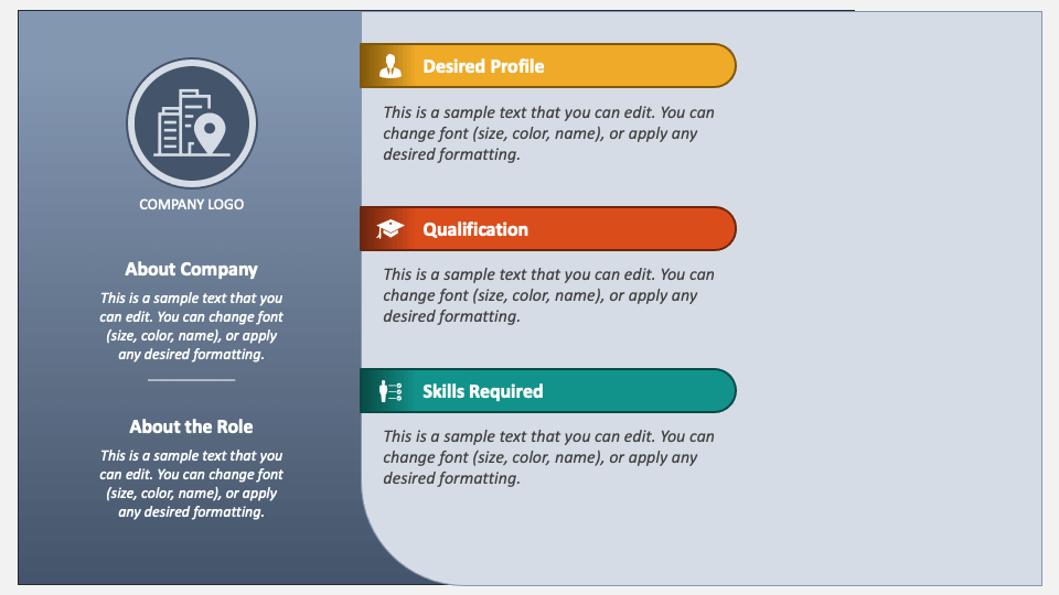 Job Description PowerPoint and Google Slides Template - PPT Slides