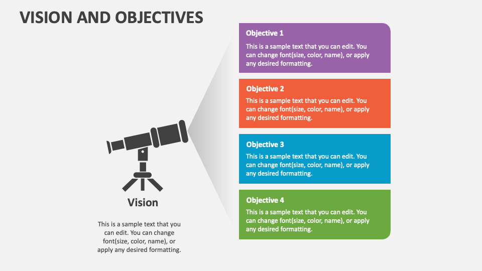 Vision and Objectives PowerPoint Presentation Slides - PPT Template