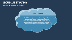 Cloud 1St Strategy PowerPoint Presentation Slides - PPT Template