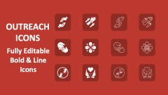 Outreach Icons for PowerPoint and Google Slides - PPT Slides