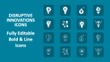 Disruptive Innovations Icons for PowerPoint and Google Slides - PPT Slides