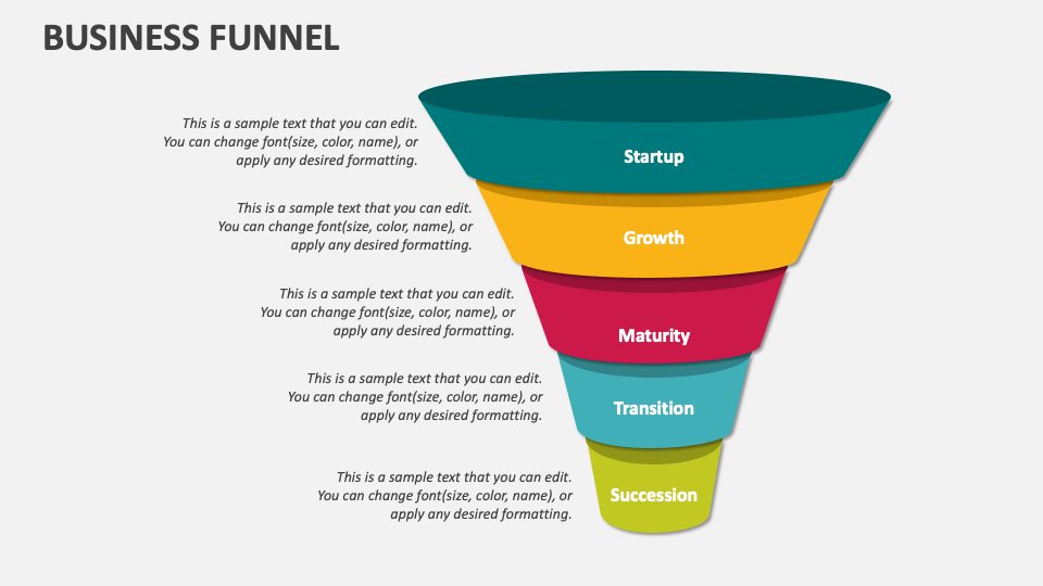 Business Funnel PowerPoint and Google Slides Template - PPT Slides