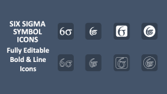 Six Sigma Symbol Icons for PowerPoint and Google Slides - PPT Slides