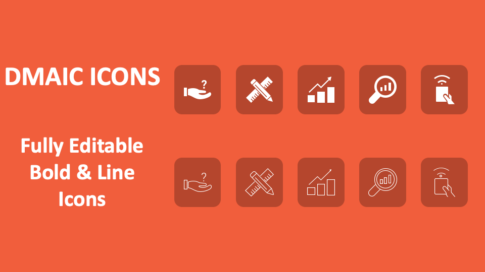 DMAIC Icons for PowerPoint and Google Slides - PPT Slides