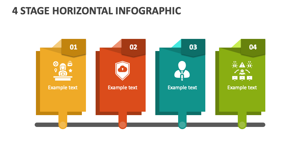 Free 4 Stage Horizontal Infographic PowerPoint Presentation Slides ...
