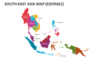 South-East Asia Map PowerPoint Presentation Slides - PPT Template
