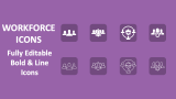Workforce Icons for PowerPoint and Google Slides - PPT Slides
