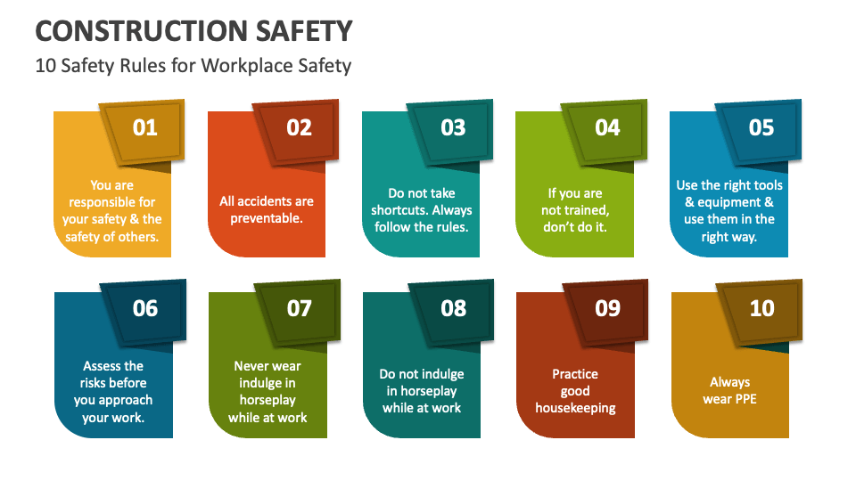 Construction Safety PowerPoint Presentation Slides - PPT Template