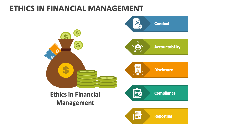 Ethics in Financial Management PowerPoint and Google Slides Template - PPT Slides