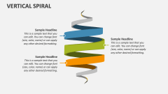 Vertical Spiral PowerPoint and Google Slides Template - PPT Slides