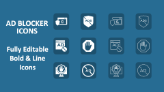Ad Blocker Icons for PowerPoint and Google Slides - PPT Slides