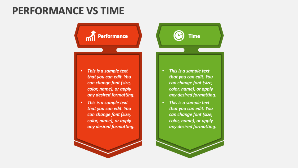 Performance Vs Time PowerPoint and Google Slides Template - PPT Slides