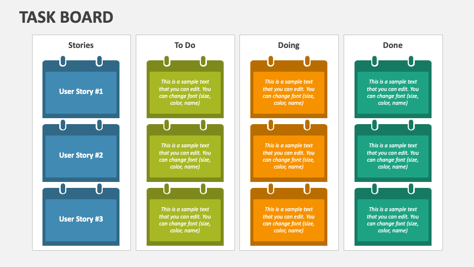 Task Board PowerPoint Presentation Slides - PPT Template