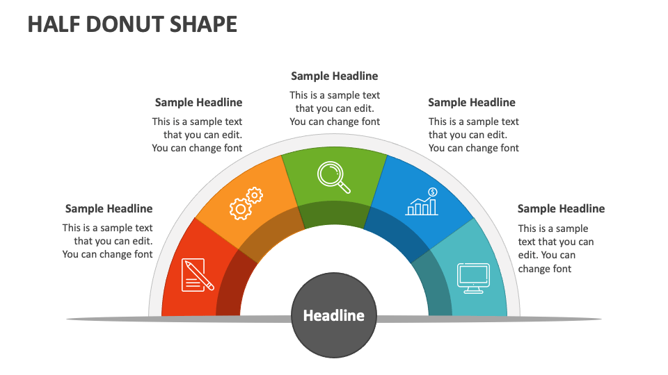 Half Donut Shape PowerPoint Presentation Slides - PPT Template Half Donut Shape PowerPoint Presentation Slides - PPT Template
