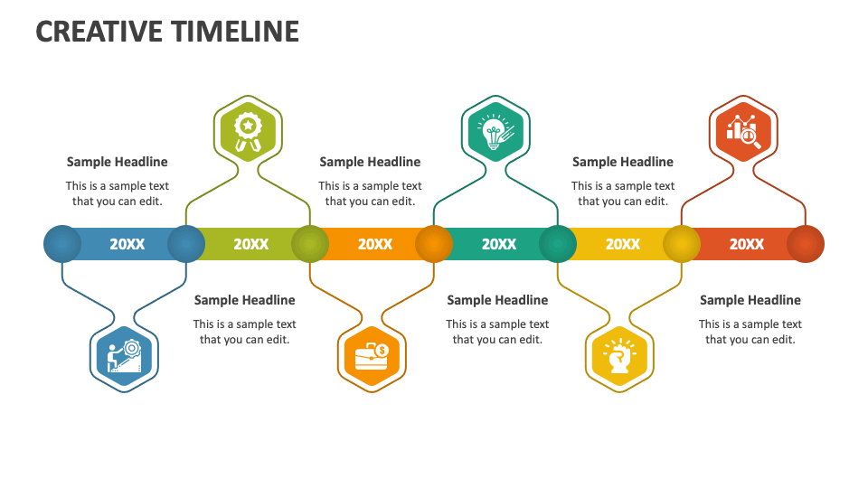 Creative Timeline PowerPoint Presentation Slides - PPT Template