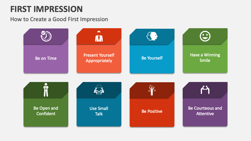 First Impression PowerPoint and Google Slides Template - PPT Slides First Impression PowerPoint and Google Slides Template - PPT Slides